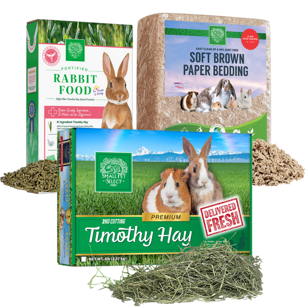 2nd Cutting Timothy Hay + Rabbit Food Pellets + Bedding - Made in the ...