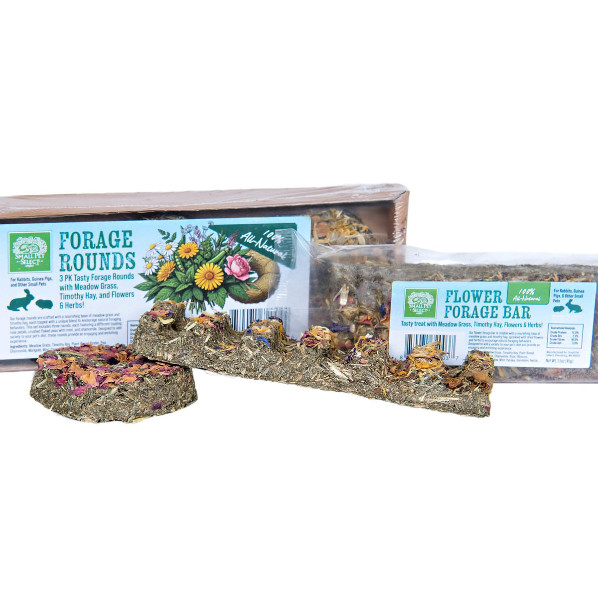 Forage Duo Pack for Rabbits, Guinea Pigs & Small Pets | Small Pet Select UK